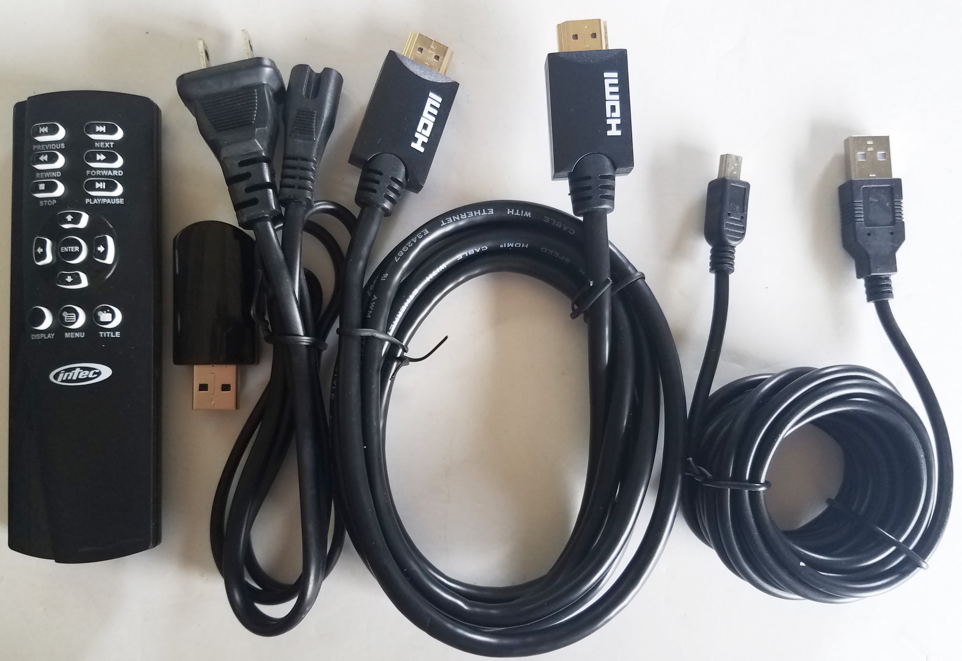 Replacement Power Cord, HDMI Cable, Controller Charger Cable, and DVD ...