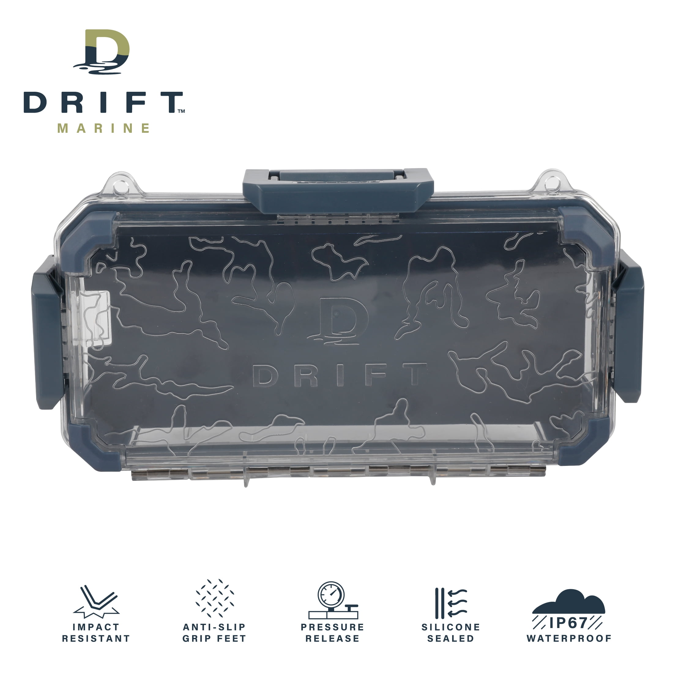 DRIFT Waterproof Marine Dry Box, 10" x 5" - Walmart.com