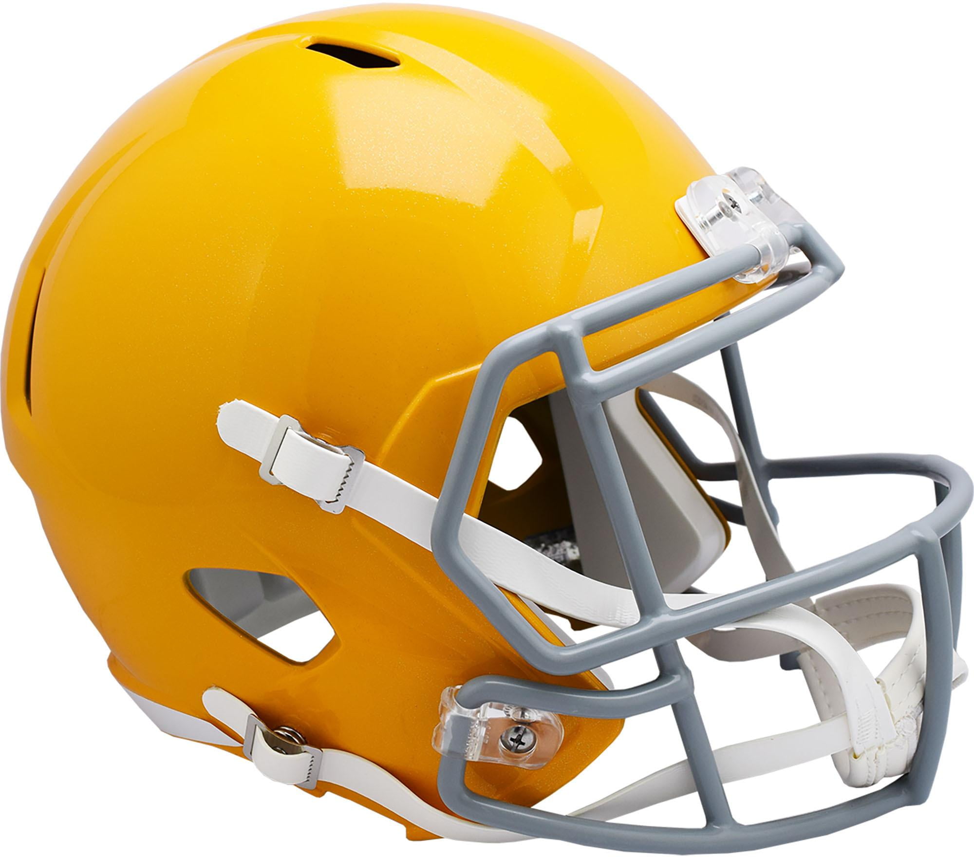 Green Bay Packers Unsigned Riddell 2021 Season Throwback Logo Speed ...