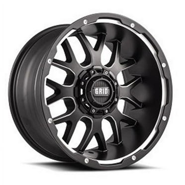 12952M1587 20 x 9.0 in. GD1 Grid Off-Road Wheels, Matte Black with ...