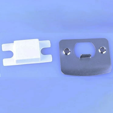 4-7/8 in. Steel Brass Plated Armored Security Box Strike Plate ...