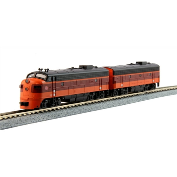 Kato USA "Milwaukee Road" EMD FP7A-F7B Locomotive Set, N Scale ...