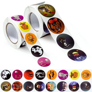 Koyal Wholesale Happy Halloween Stickers 2 Inch Round 120 Bulk Pk ...