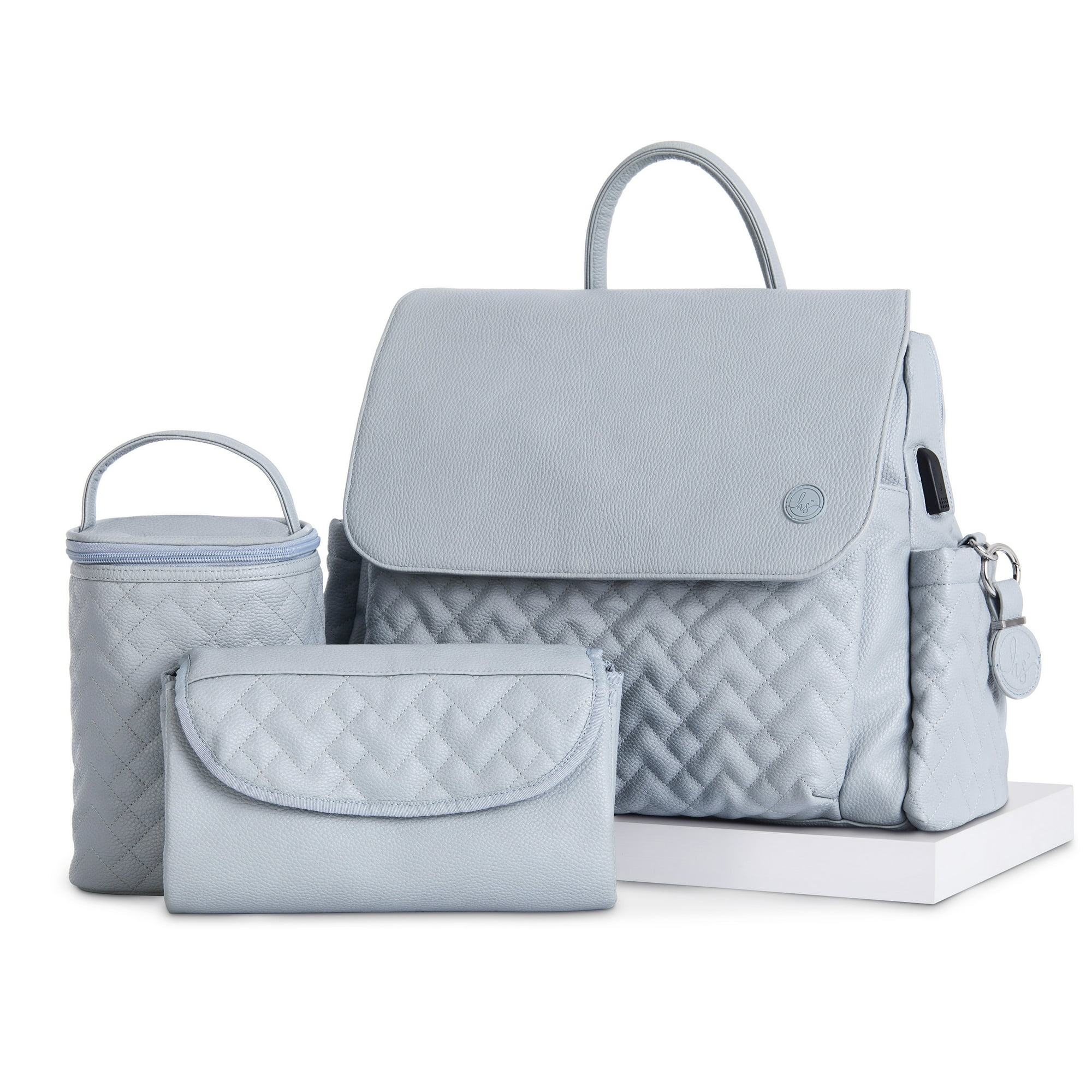 Click here for Hannah & Sophia Traveler 4pc Diaper Bag Set  Moonm... prices