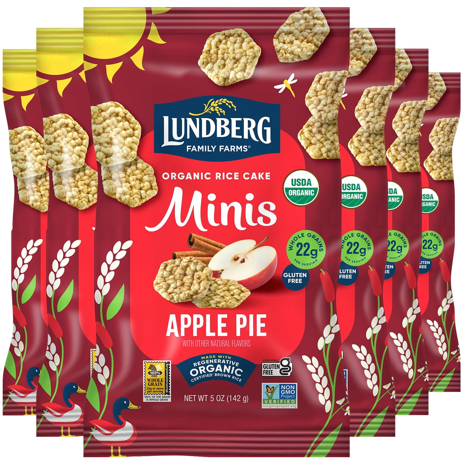 Organic Rice Cake Minis, Original Sea Salt – Mini Rice Cakes, Healthy ...