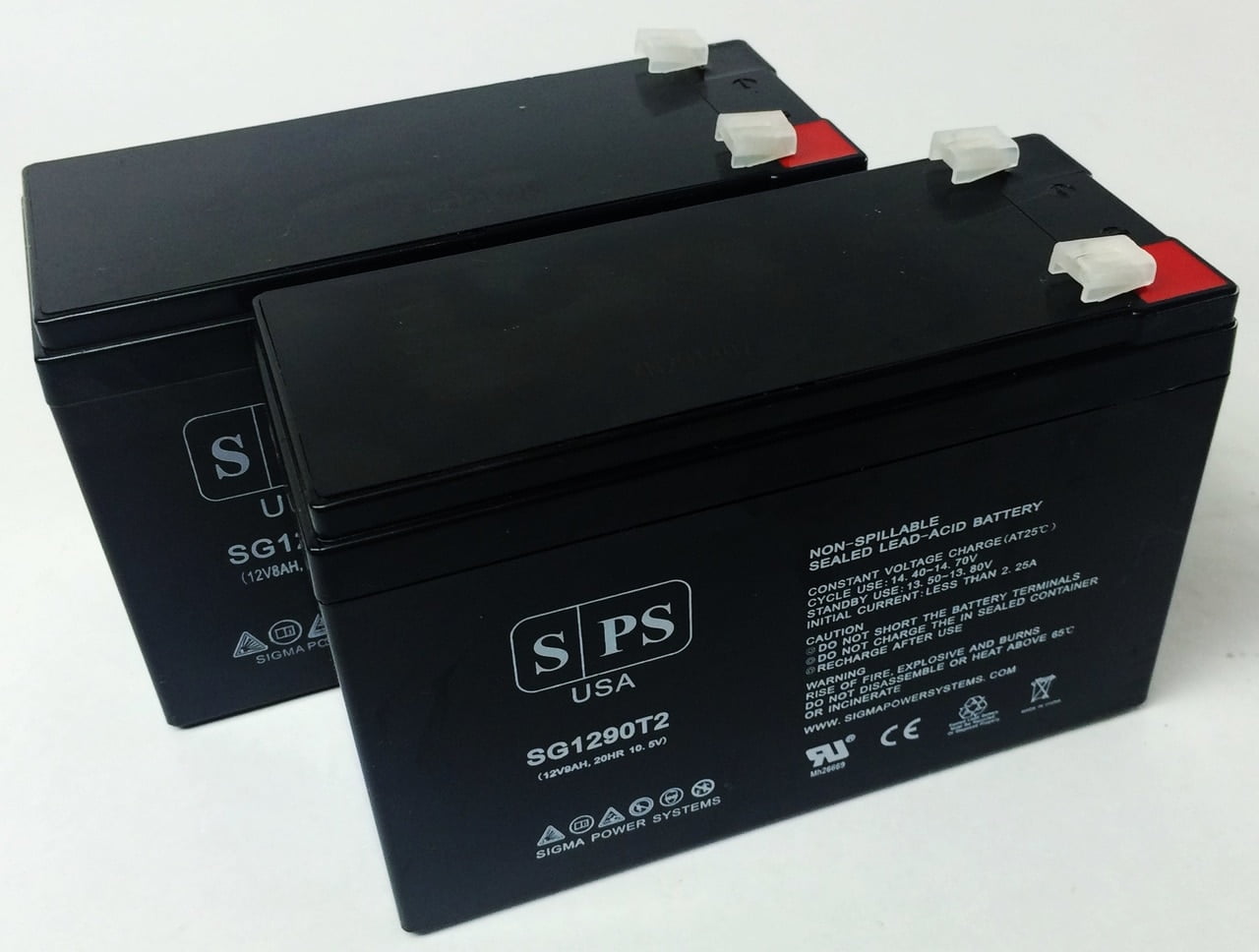 SPS Brand 12V 9Ah Replacement Battery for APC RBC123 Kits (Terminal T2 ...