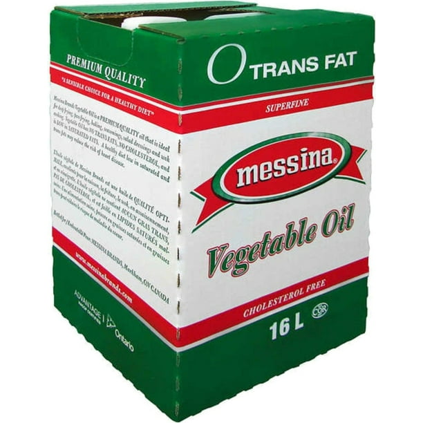 Messina Cholesterol- Free Vegetable Oil, 16 Liter - Walmart.ca