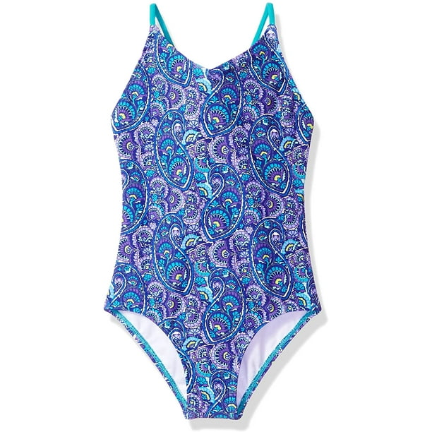 Kanu Surf Girls' Daisy Beach Sport 1-Piece Swimsuit - Walmart.ca