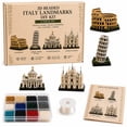 3D Beaded Italy Landmarks DIY Kit, Famous Landmark Beaded Craft Set ...