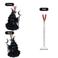 Aximioll Halloween Creepy Witch Pendants — Witch Silhouette with Spooky ...