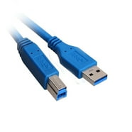 C&E USB 3.0 Cable, Blue, Type A Male/Type A Male, 3 Feet, 5 Pack ...
