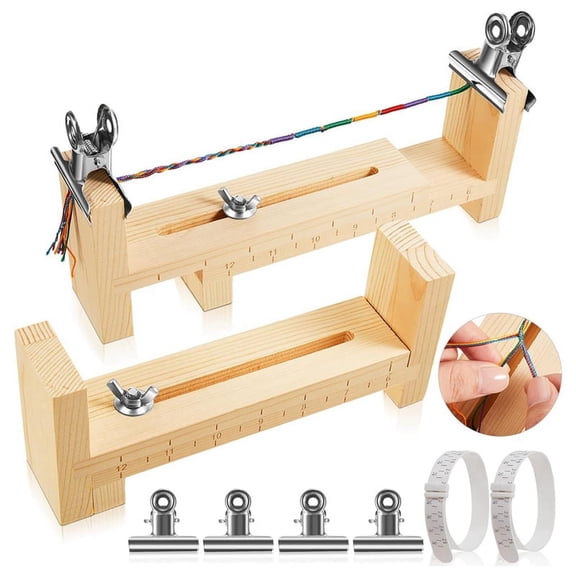 Beginner Paracord Wood Jig - Adjustable Length Bracelet Making ...