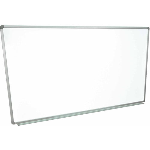 Luxor 72"W x 40"H Wall-Mounted Magnetic Whiteboard; Aluminum Frame ...