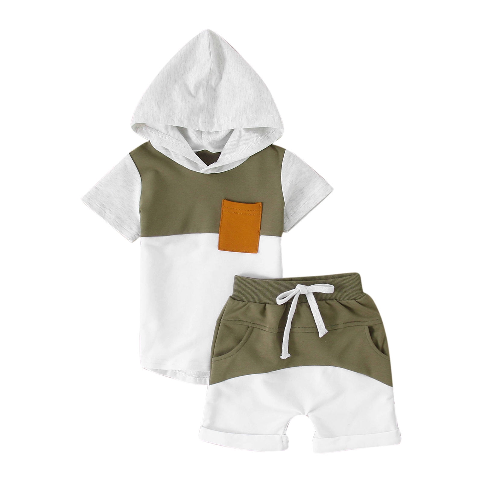 Click here for Sunyunnn Toddler Boys Summer Outfits Two Piece Set... prices