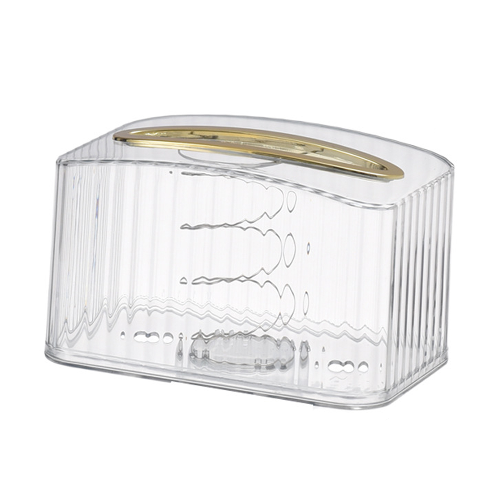 Spring-loaded Tissue Box - Smooth Extraction, Visible, Large Capacity ...