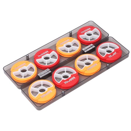 Fishing Spools Tackle Box, Multifunctional Colorful 8 Spool ABS Shell ...