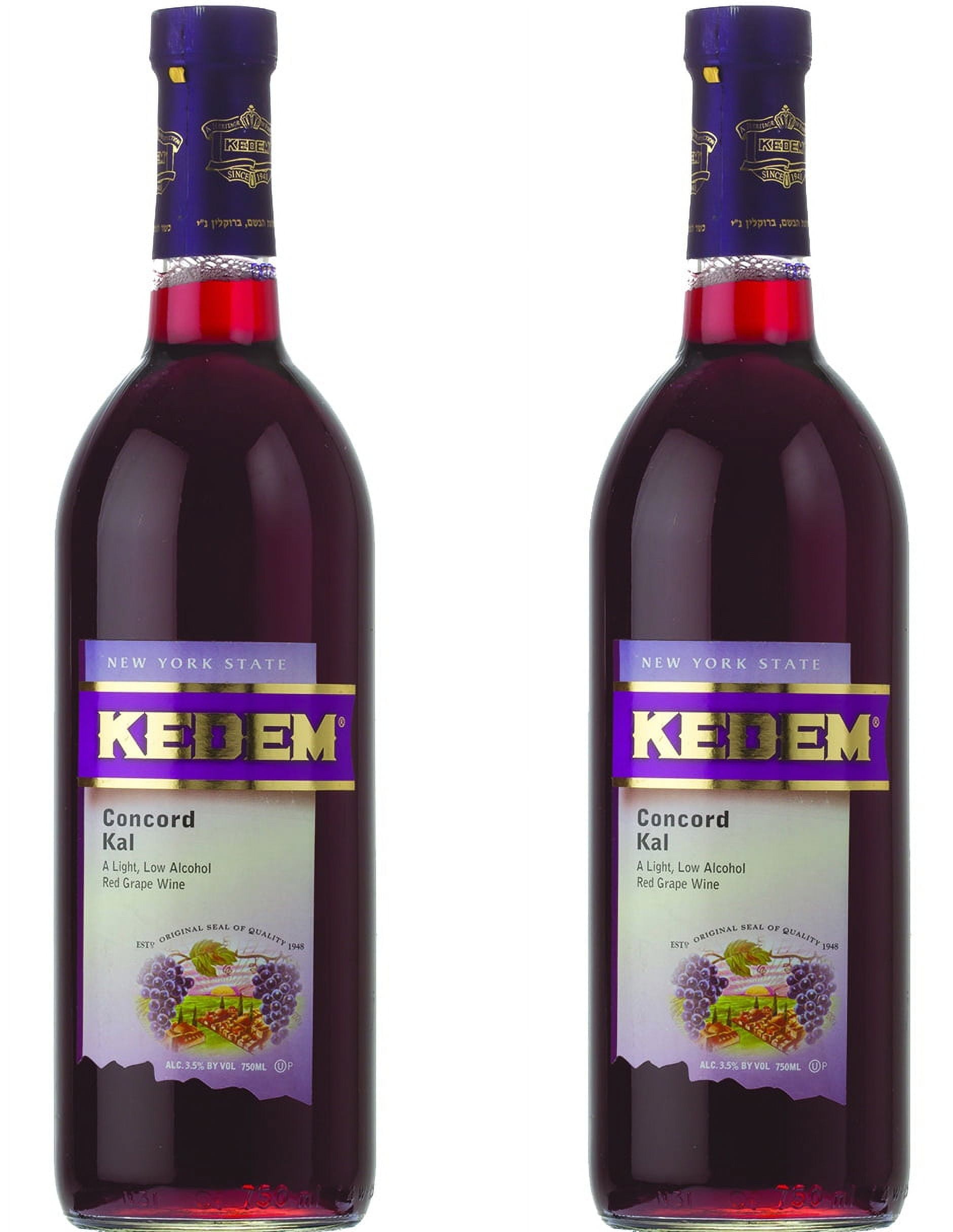 Kit x 2 Vino Tinto Dulce Tradicional EXTRA KOSHER Concord Kal 3.5% Kosher | Bodega Aurrera en línea