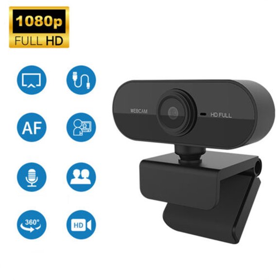 1080P Webcam Full HD USB 2.0 For PC Desktop & Laptop Web Camera with ...