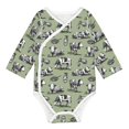 Long Sleeve Onesies Girl Boy, Farm Cows Cute Comfy Cotton Unisex Baby ...