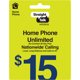 Straight Talk $15 Home Phone Unlimited 30-Day Plan e-PIN Top Up (Email ...