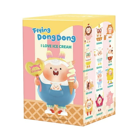 Pop Mart Flying Dongdong I Love Ice Cream Series Blind Box Kawaii Toy Figures Free Shipping ...