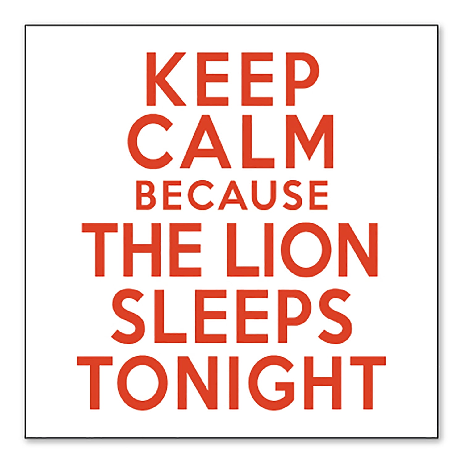 DistinctInk Custom Bumper Sticker - 10" x 10" Decorative Decal - White ...