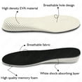 2/3/4/5CM Invisible Height Increase Insoles Men Women Shoes Insole EVA ...