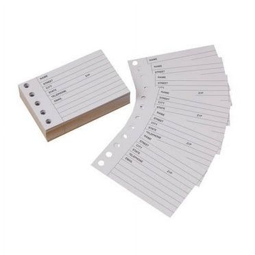 Skymall 100-Page Loose-Leaf Desktop Address Book Refills with Spiral ...