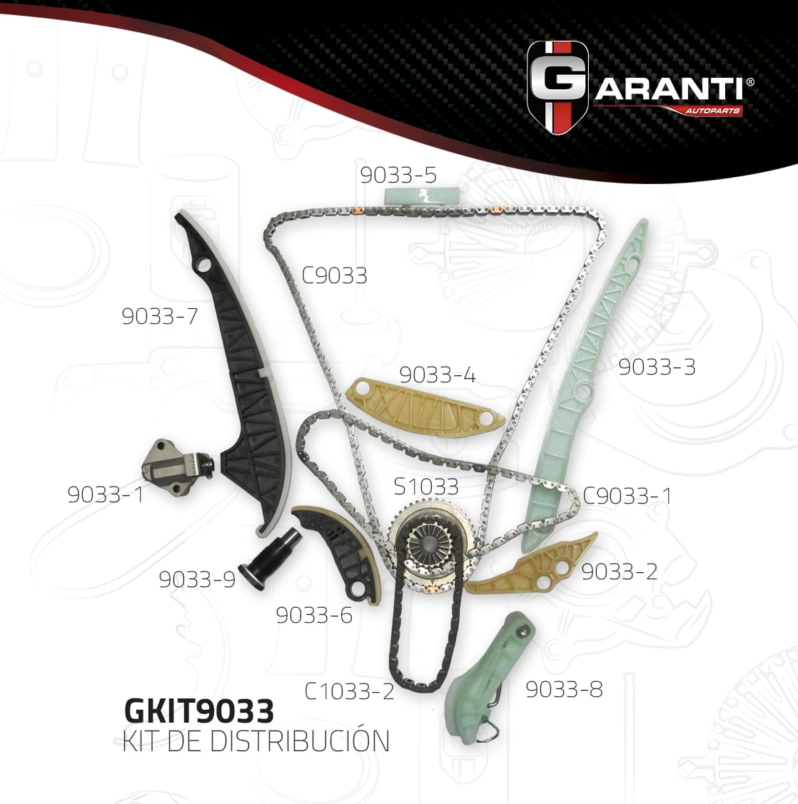 Kit Distribucion Garanti Para Volkswagen Beetle 2012 - 2019 | Bodega ...