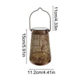 Hollow Iron Solar Hanging Projection Lamp, artistic pattern light ...