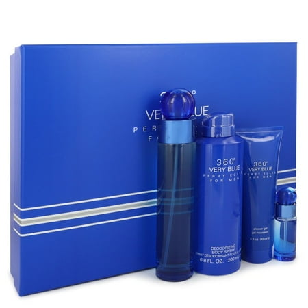 Perry Ellis 360 Very Blue by Perry Ellis - Men - Gift Set -- 3.4 oz Eau ...