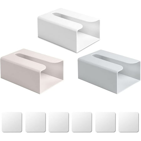 Wall-Mounted Self-Adhesive Plastic Tissue Box Paper Towel Dispenser ...