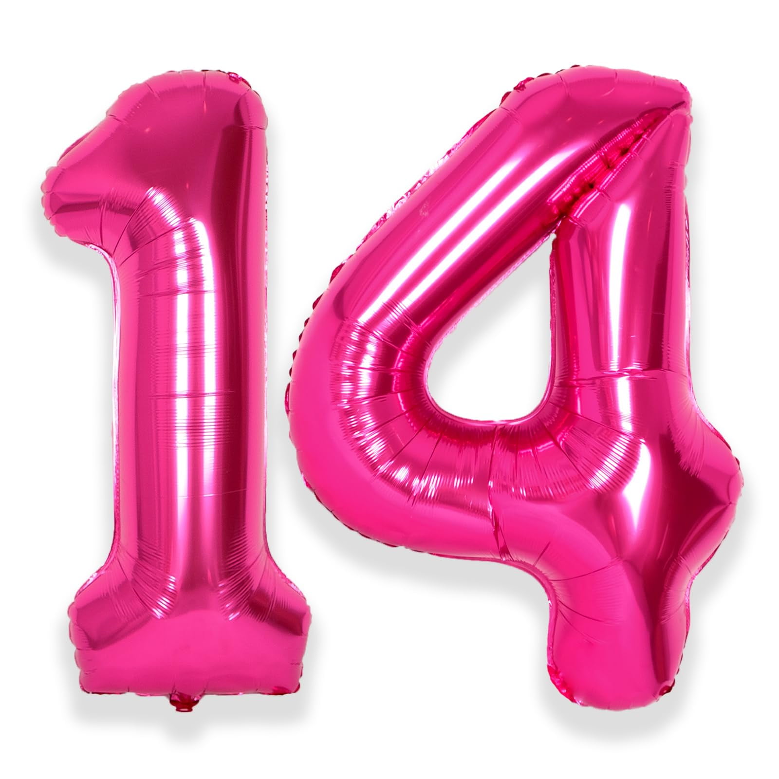 Globos de aluminio con números de helio para fiesta de cumpleaños ...