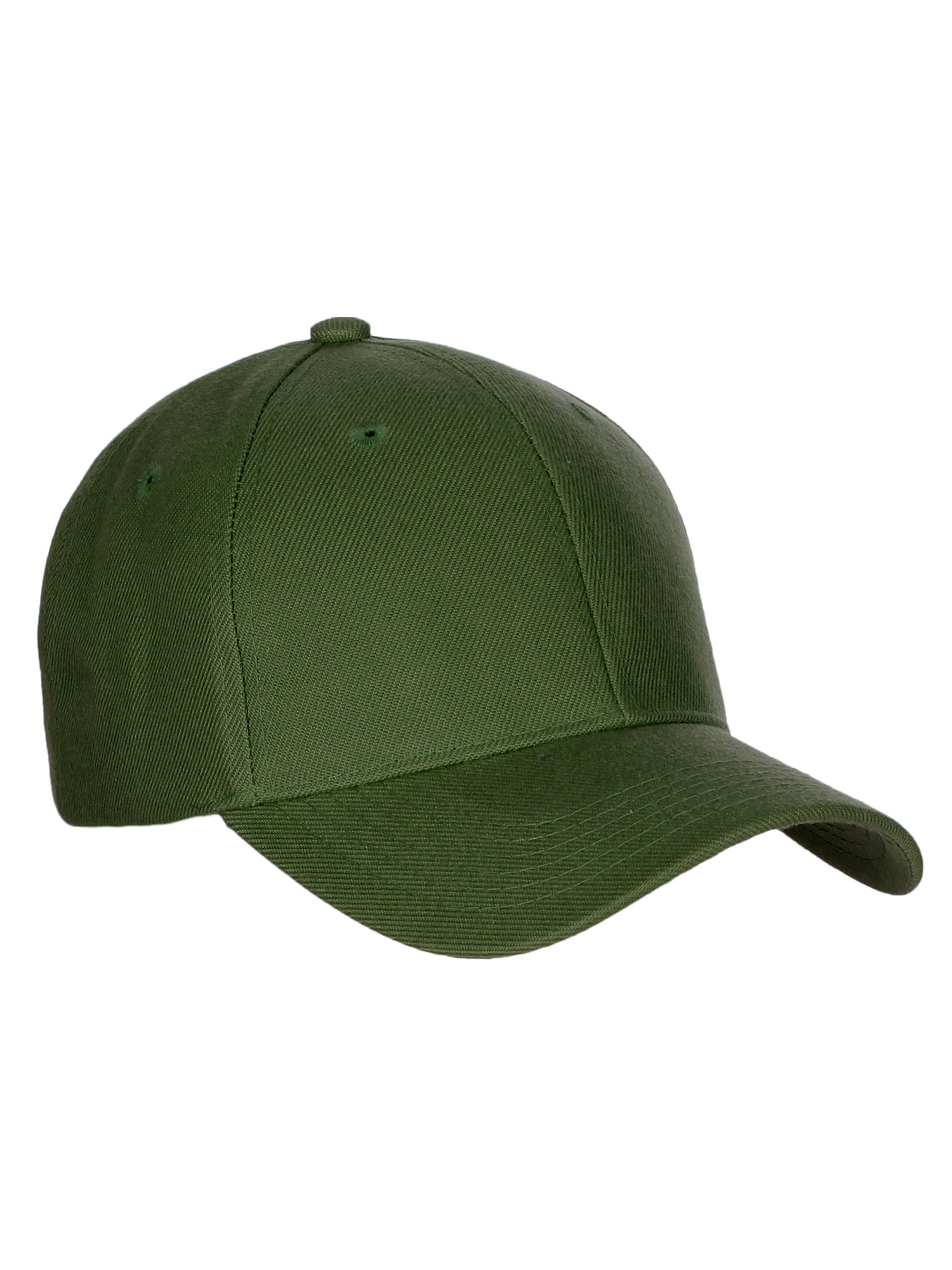 D&I Basic Baseball Cap Adjustable Closure Curved Visor Hat-Olive ...