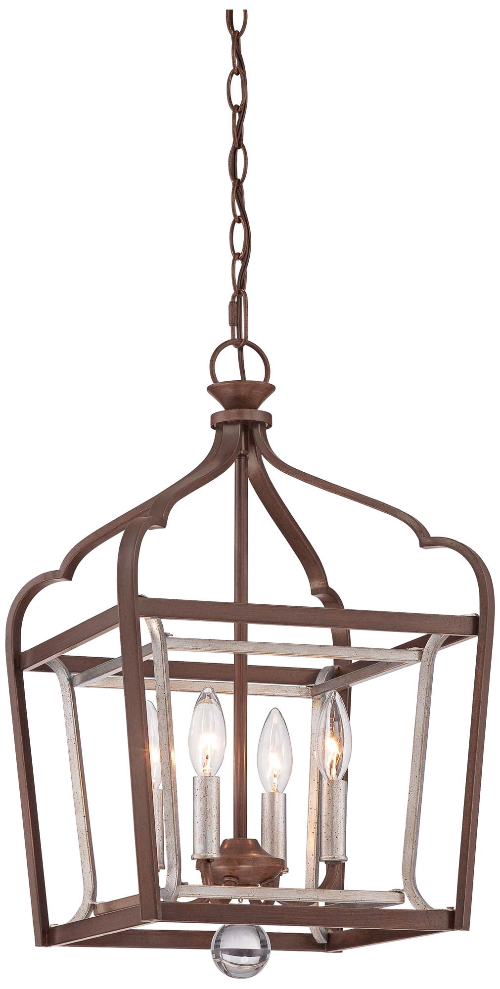 Minka Lavery Astrapia 13" Wide Rubbed Sienna 4-Light Foyer Pendant ...