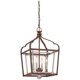 Minka Lavery Astrapia 13" Wide Rubbed Sienna 4-Light Foyer Pendant ...