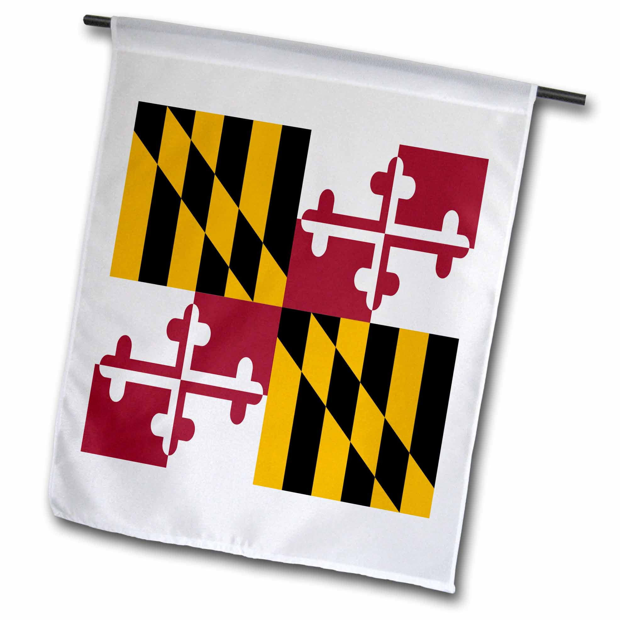 3dRose State Flag of Maryland - US American - Heraldic banner of George ...