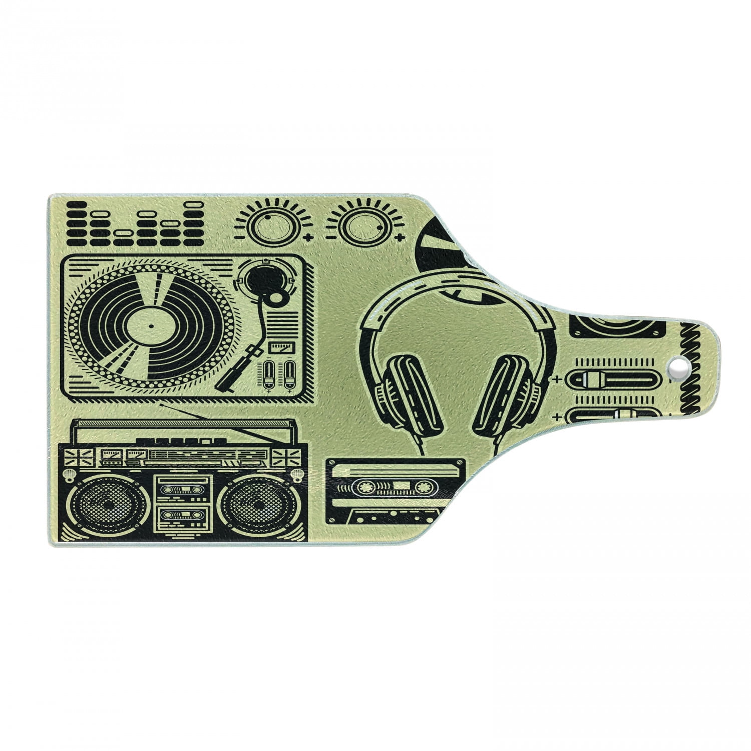 Hip Hop Cutting Board, Electronic Music Devices as Turntable Headphones ...