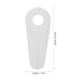 BESTYASH 100Pcs Photo Frame Supplies White Plastic Fixing Clips for DIY ...