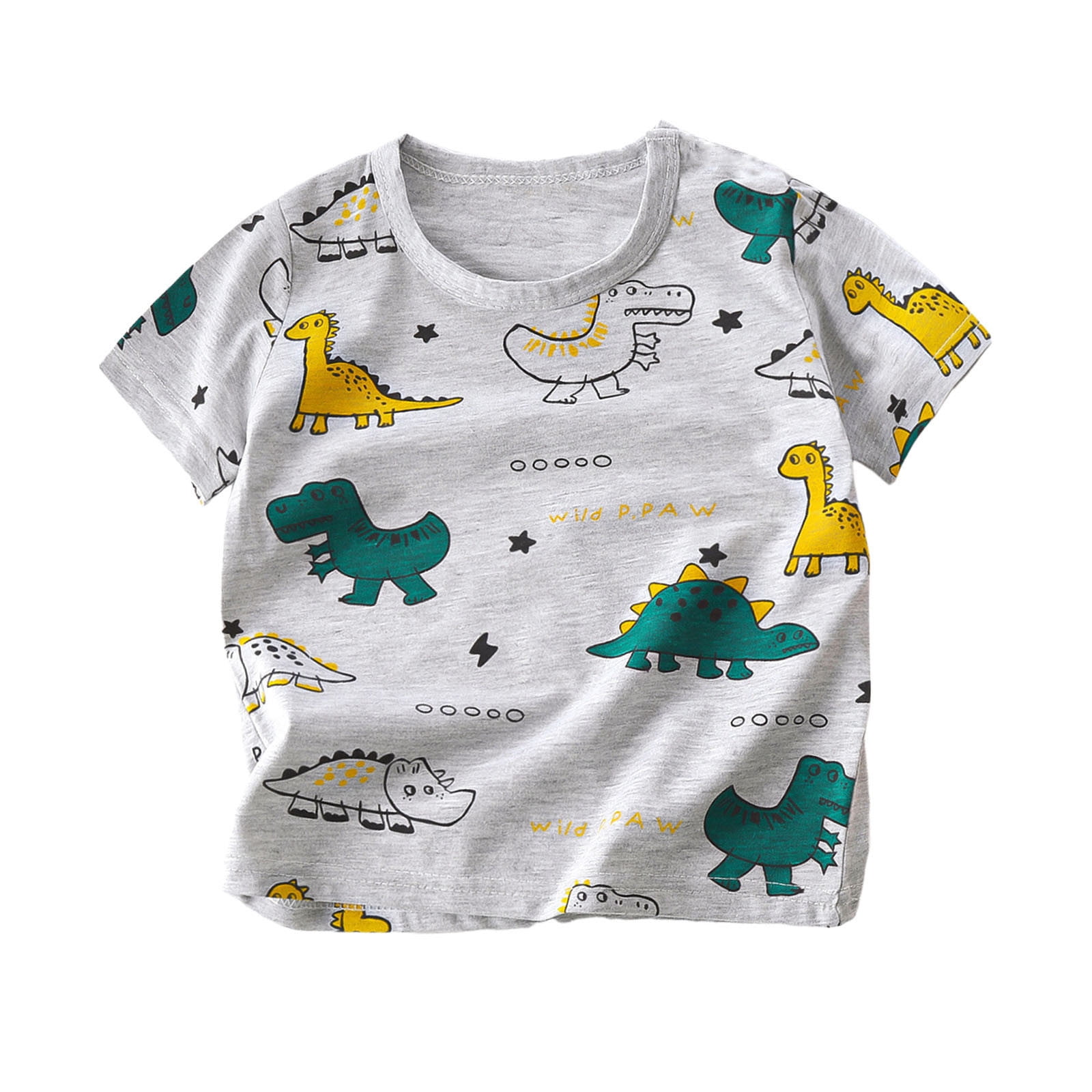 VOAVEKE Boys Tshirts,Toddler Shirts,Baby and Toddler Boys' Dinosaur ...