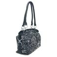 Zzfab Laser Cut Purses Double Handles Bling Purse Black - Walmart.com