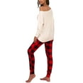 Plus Size Women Christmas Pajamas Nightwear Ladies Girls Off Shoulder
