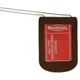 Leather ID & Badge Holder with Chain 2561 (C) - Walmart.com