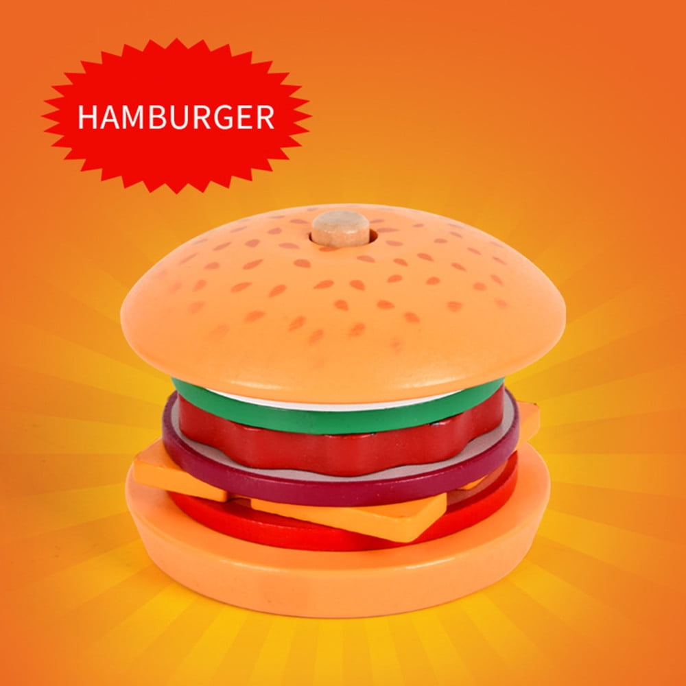 Hamburger French Fries Variety Toys Children Toy Food Playset Set for ...
