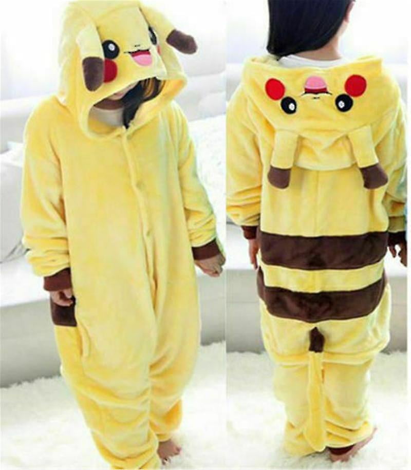 Pikachu Onesie Unisex niños adultos pijamas de animales disfraces de ...