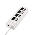 Xinduolei New 4 Port Usb 2 0 Hub On Off Switches Power Adapter For