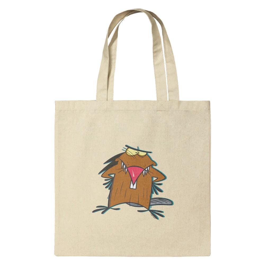Angry Beavers Daggett Grocery Travel Reusable Tote Bag - Walmart.com