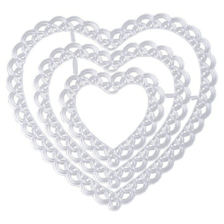 Bail Handmade DIY Openwork Heart Shape Cutting Die Carbon Steel Cuts ...