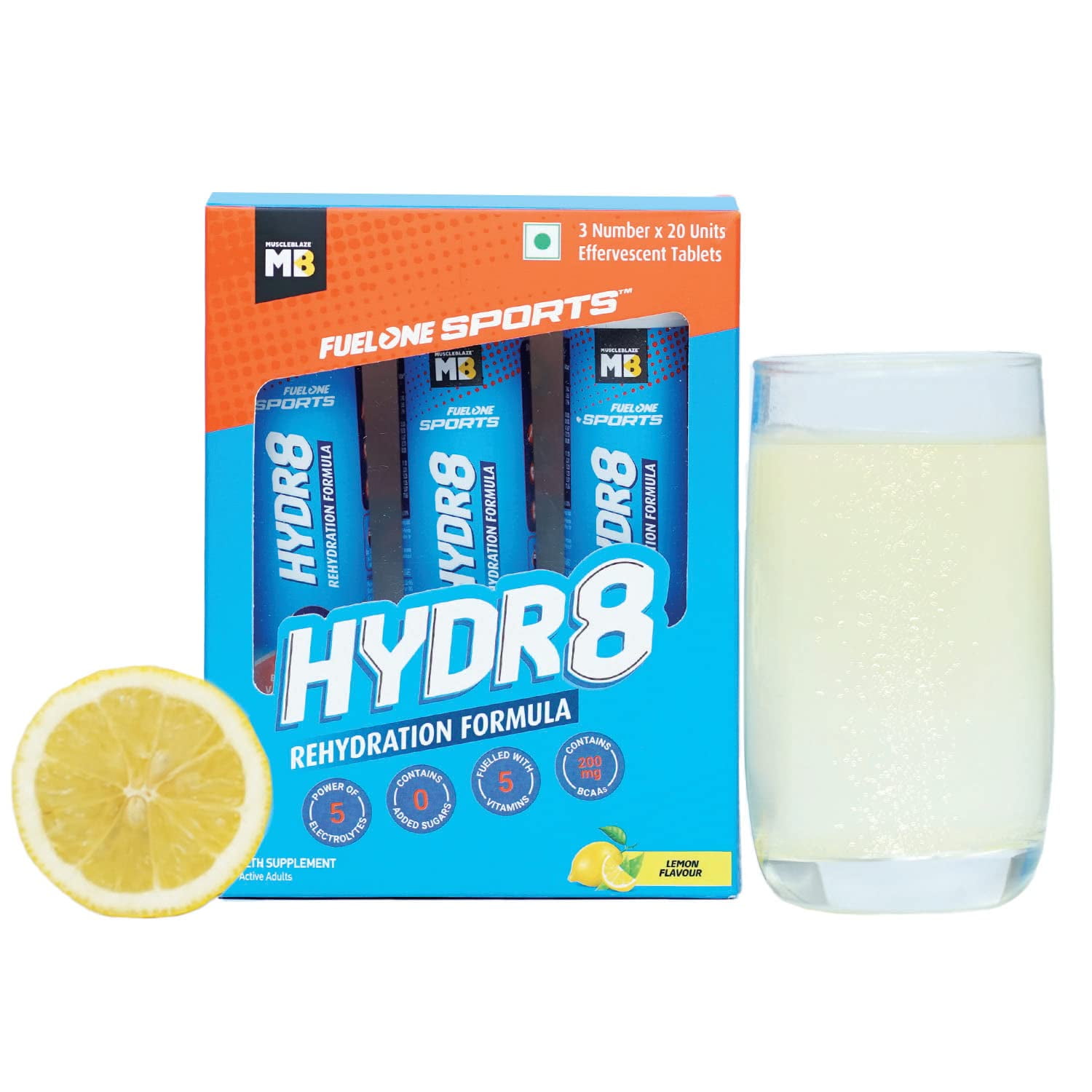 Muscleblaze Fuel One Sports Hydr8, Rehydration Formula With ...