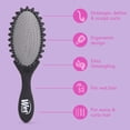 Wet Brush® Curl Shaper for Curly Hair, IntelliFlex® Bristles, Black ...